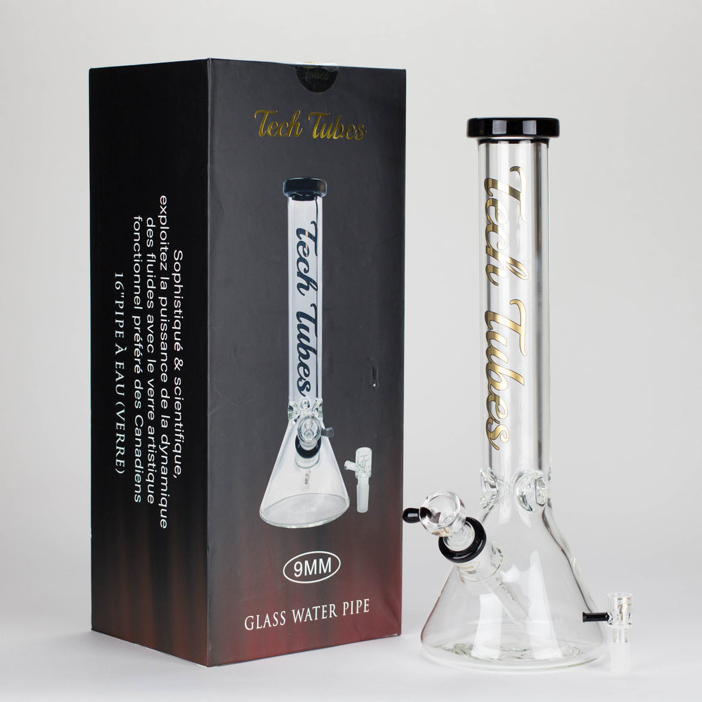 Tech Tubes | 16" Big Thick Beaker Bong | Two Bowl Pieces – Blaze Boutique