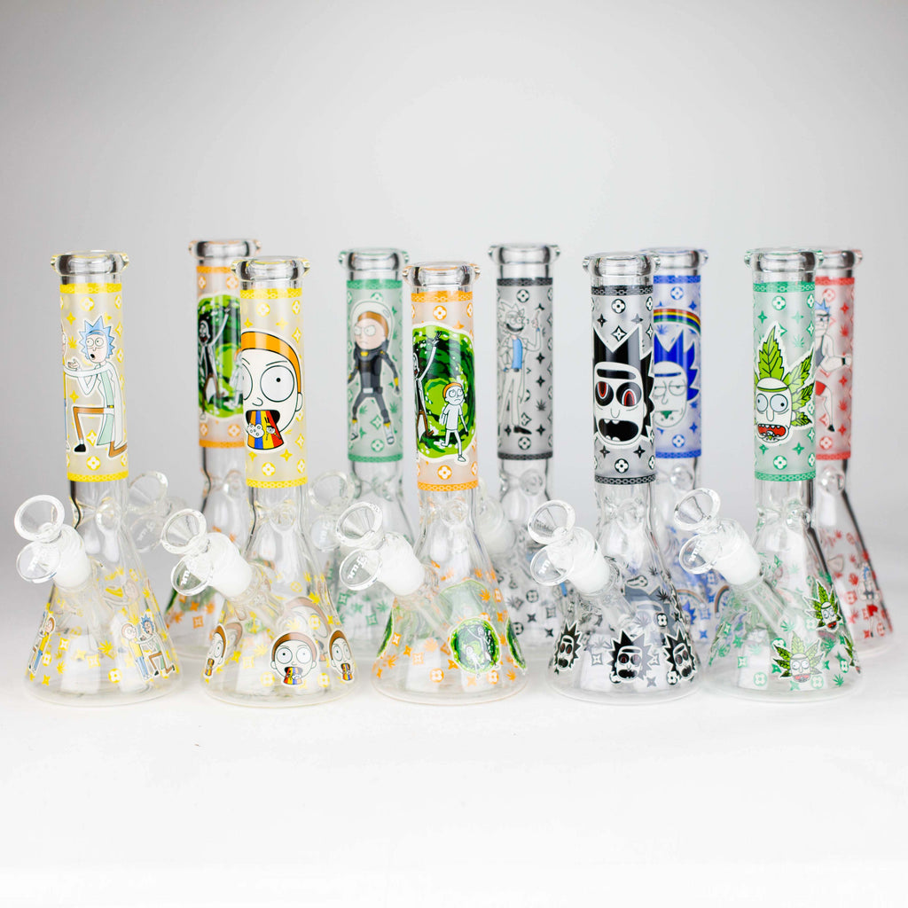 9" Rick And Morty Glass Bong | Limited Edition – Blaze Boutique