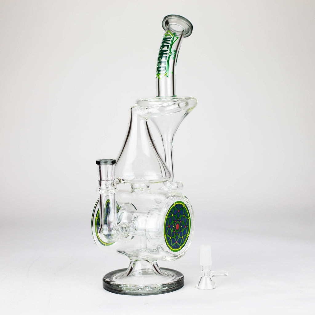 WENEED® | 14.5" Sacred Geometry Recycler Bong – Blaze Boutique