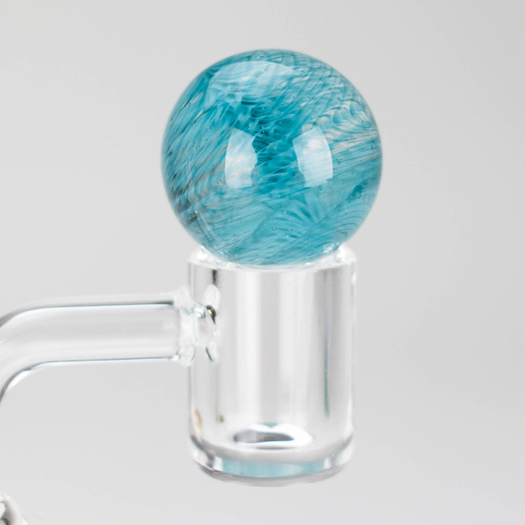 Latticino Marble Carb Cap | Handmade Carb Cap For Bangers – Blaze Boutique