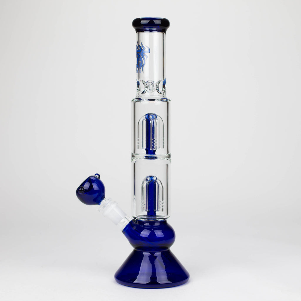 Xtreme | 13″ Dual Tree-Arm Perc Bong | Double Perc Beaker – Blaze Boutique