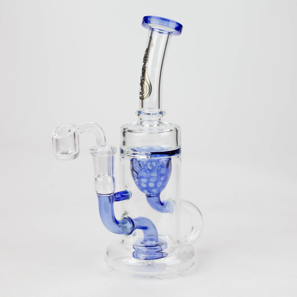 Genie | 9 inch Recycler Dab Rig | With Round Diffuser – Blaze Boutique