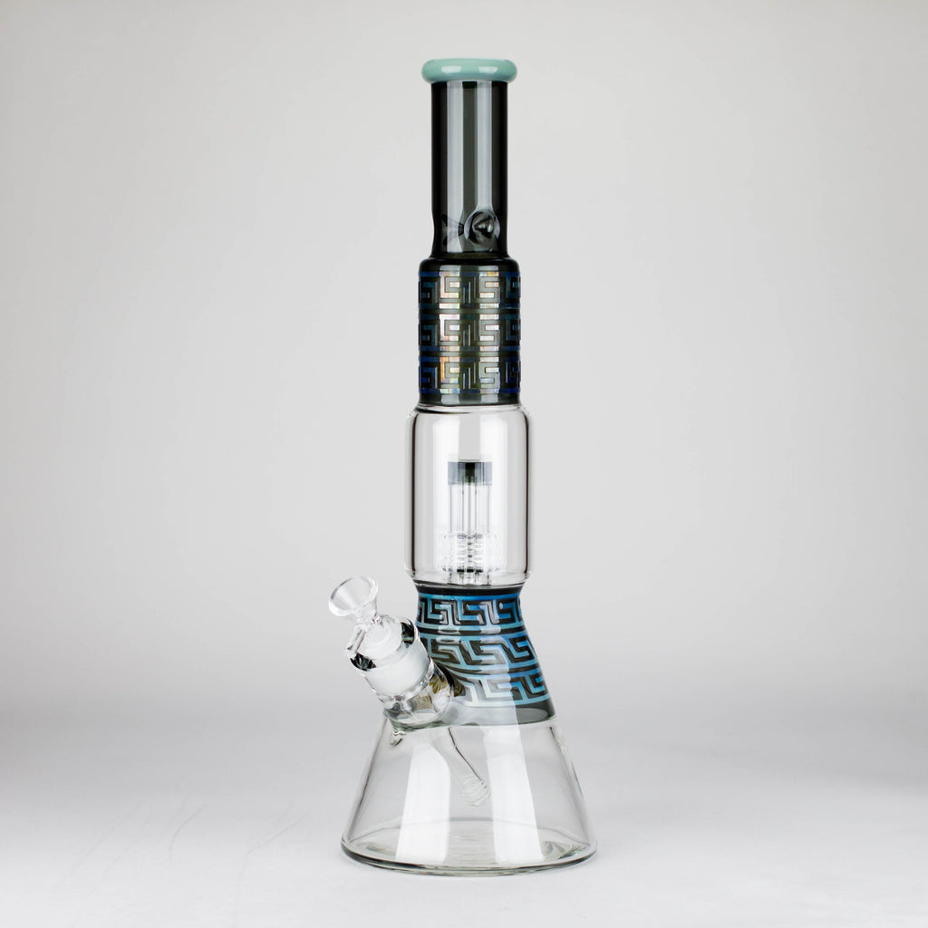 17" Labyrinth Beaker Bong With Tree Perc | Big Perc Bong – Blaze Boutique