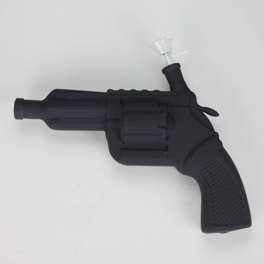 7.5" Matte Glass Pistol Bong | Gun Shaped Glass Bong – Blaze Boutique