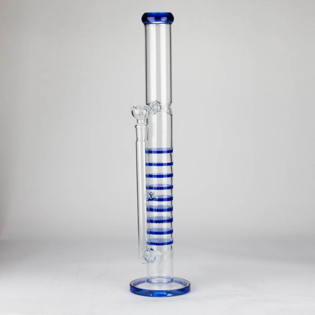 18" Multi-Honeycomb Diffuser Straight Tube Bong – Blaze Boutique