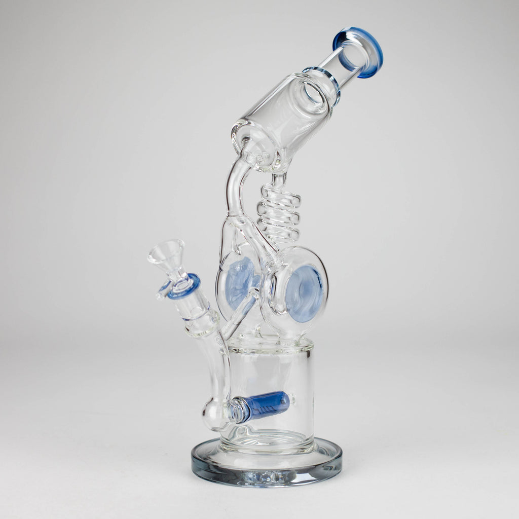 The Scientist | 13" Recycler Bong With Inline Perc – Blaze Boutique