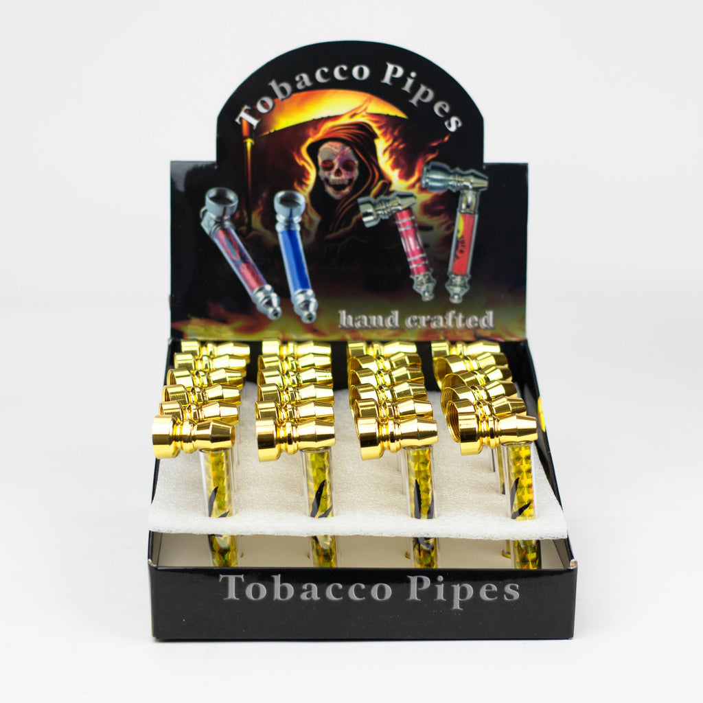 Metal Pipe Gold Leaf Set | Box Of 24 Pipes – Blaze Boutique