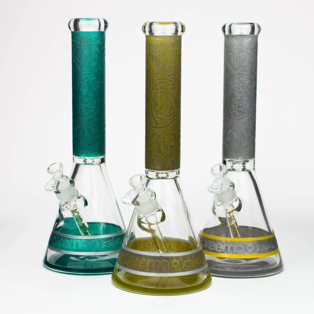 Preemo | 15 inch Sandblasted Thick Beaker Bong | 9mm Glass – Blaze Boutique