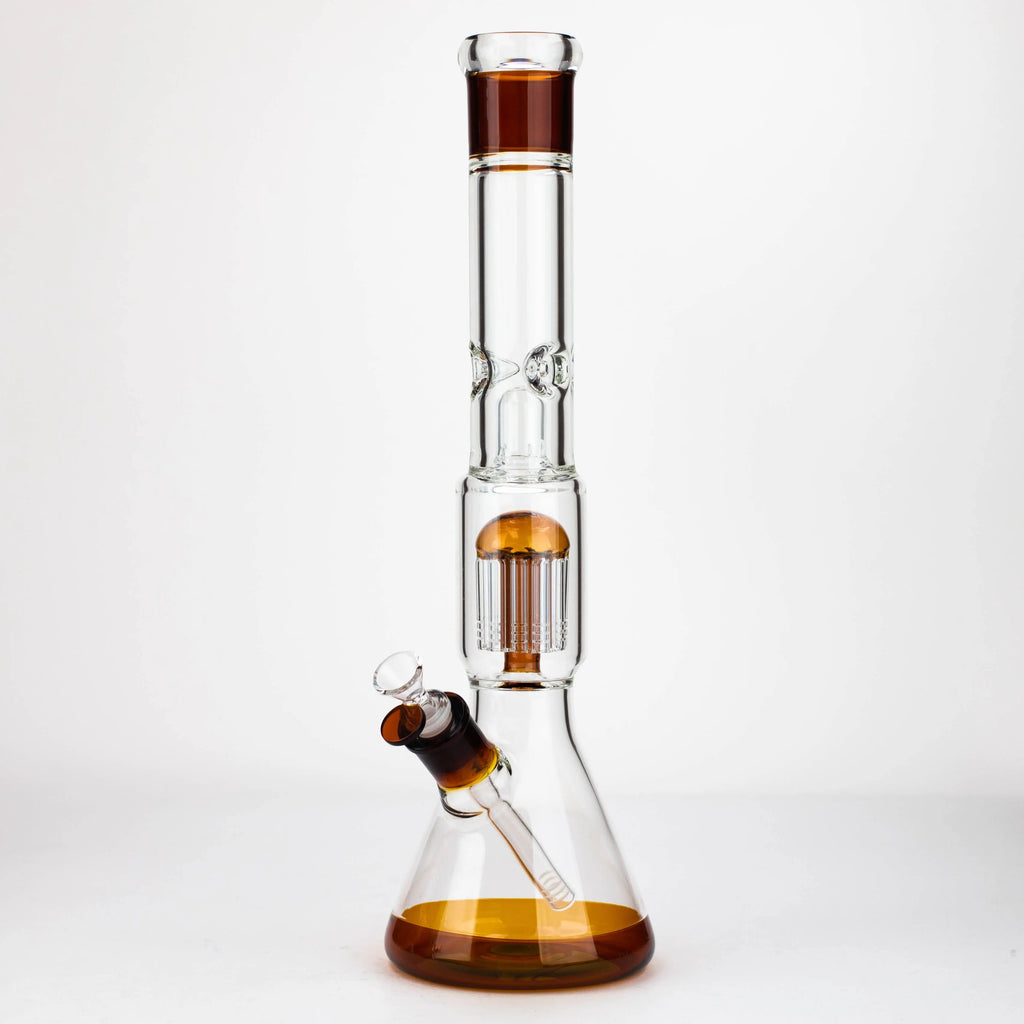 8-Arm Tree Perc Beaker Bong | 18" Glass Bong With Percolator – Blaze ...
