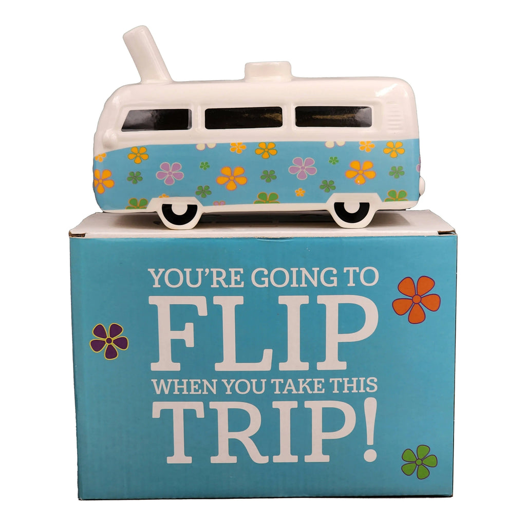 Hippie Bus Flower Pipe | Ceramic Novelty Smoking Pipe – Blaze Boutique