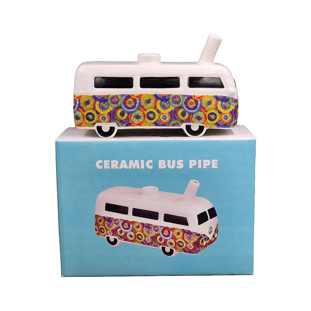 Hippie Bus Ceramic Pipe | Best Gift For Stoners – Blaze Boutique